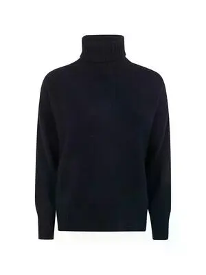D.exterior Roll-neck Cashmere Sweater - Black
