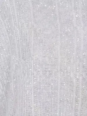 D.exterior Sequin-embellished Ribbed Sweater