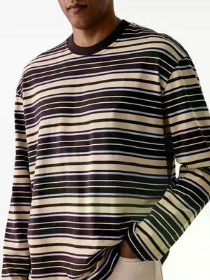 LES DEUX Horizontal-striped Long-sleeved T-shirt