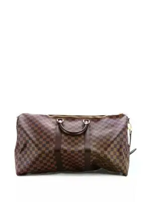 LOUIS VUITTON Keepall Bandouliere Bag Damier 55 Travel Bag - Brown