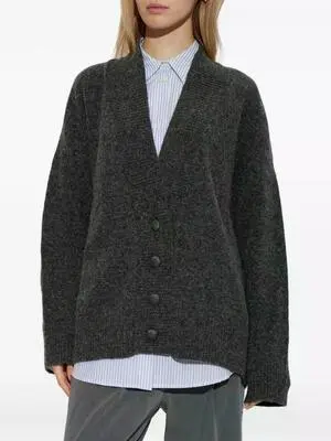 AKEP V-neck Loose-fit Cardigan