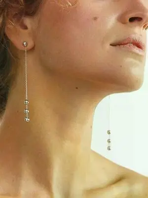 GUZEMA Tetra Chain Earrings