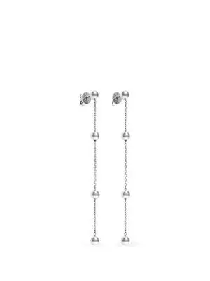 GUZEMA Tetra Chain Earrings - Silver