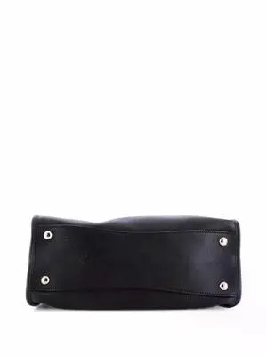 Prada Front Zip Convertible Vitello Phenix Small Satchel