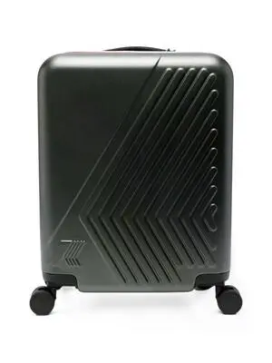 K-WAY Logo-embossed Hard-shell Suitcase - Grey