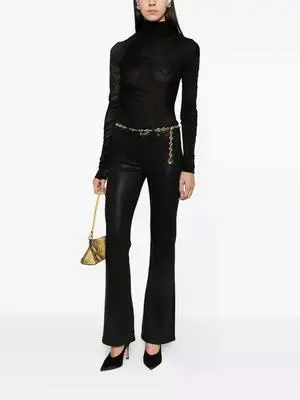AMAZUIN Elen Sheer Ruched Top