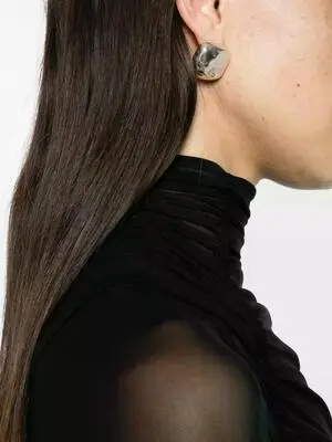AMAZUIN Elen Sheer Ruched Top