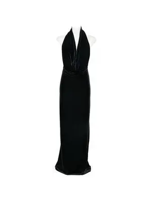 AMAZUIN Venus Halterneck Maxi Dress