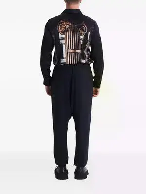 TESSITURA Graphic-print Silk-blend Shirt