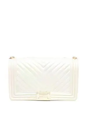 MARC ELLIS Medium Flat 27 Chevron-quilted Shoulder Bag