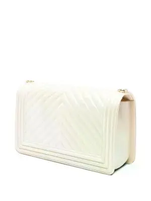 MARC ELLIS Medium Flat 27 Chevron-quilted Shoulder Bag