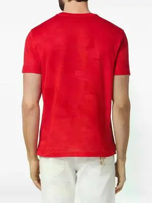 BILLIONAIRE Statement Embroidered-logo T-shirt