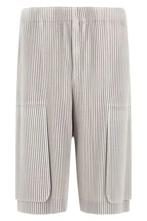 Issey Miyake Monthly Colors: September' Bermuda Shorts - Gray