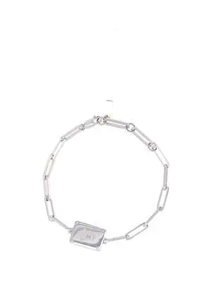 Celine Bracelet With Triomphe Plate - Silver