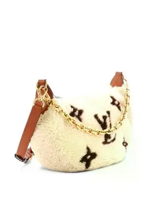 LOUIS VUITTON Over The Moon Bag Monogram Giant Teddy Fleece Shoulder Bag
