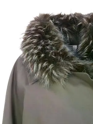 VALENTINI 1972 Faux-fur Trim Zip-up Jacket