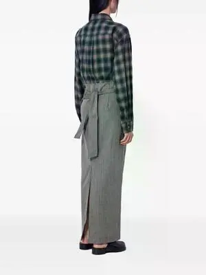 Our Legacy Twisted Shirt Dress - Grey