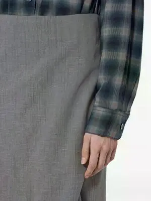 Our Legacy Twisted Shirt Dress - Grey