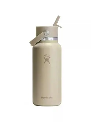 HYDRO FLASK Wide Flex Straw Cap Water Bottle - Neutrals