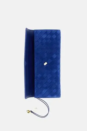 Bottega Veneta Andiamo Clutch - Blue