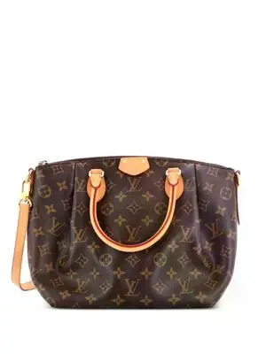 LOUIS VUITTON Turenne Handbag Monogram Canvas Pm Satchel - Brown