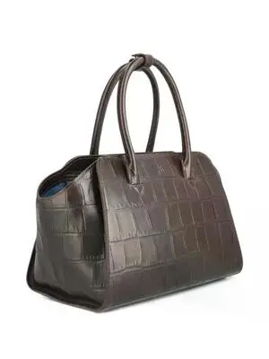 KAAI Mini Voyager Leather Tote Bag