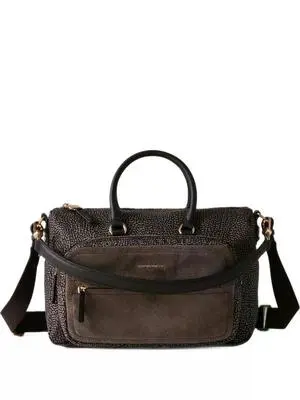 Borbonese Op-print Tote Bag - Brown