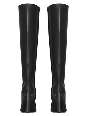 Saint Laurent Francoise Boots In Smooth Leather