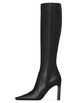 Saint Laurent Francoise Boots In Smooth Leather