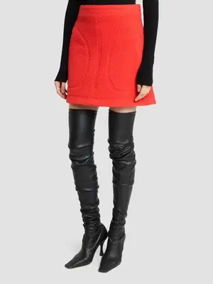 Proenza Schouler Clarice Casentino Wool-blend Mini Skirt