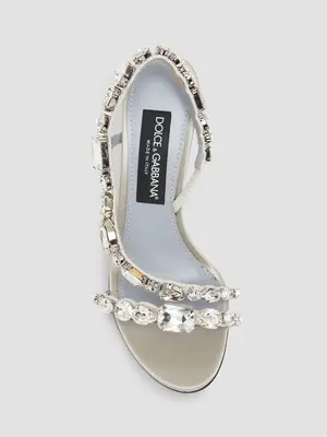 Dolce & Gabbana Embellished Leather Sandals