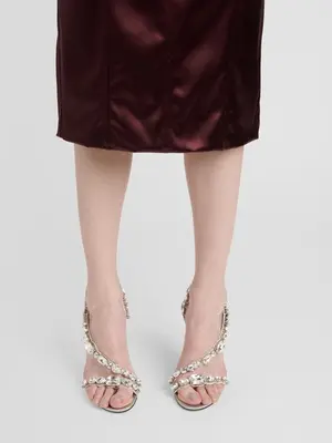 Dolce & Gabbana Embellished Leather Sandals