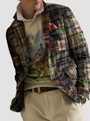Polo Ralph Lauren Checked Cotton Blazer