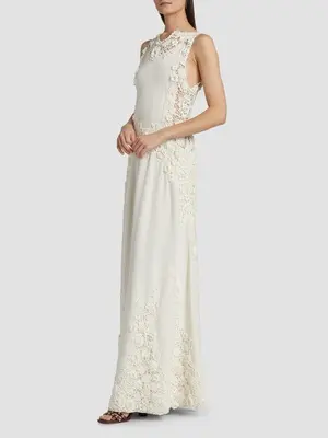 Ulla Johnson Genoveva Floral Embroidered Maxi Dress