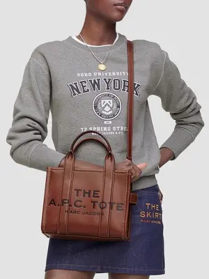 MARC JACOBS X A.P.C. Marc Jacobs X A. P.c. The A. P.c. X Marc Jacobs Small Leather Tote Bag