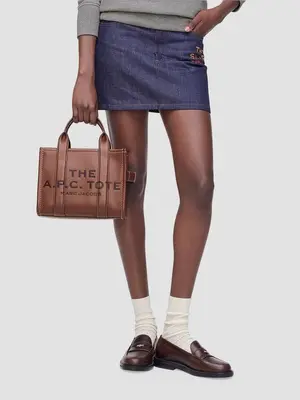 MARC JACOBS X A.P.C. Marc Jacobs X A. P.c. The A. P.c. X Marc Jacobs Small Leather Tote Bag