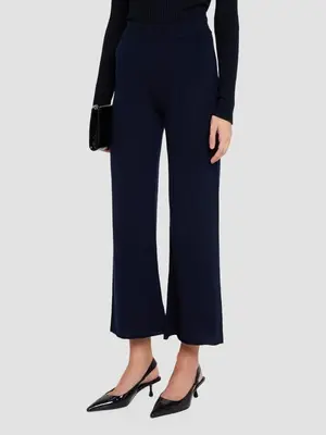 Majestic Filatures Cashmere Wide-leg Ankle Pants