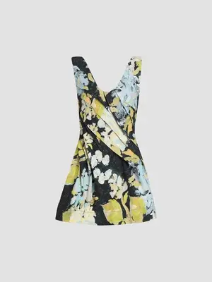Acler Forever Young Benier Mini Dress - Hamptons Hydrangea
