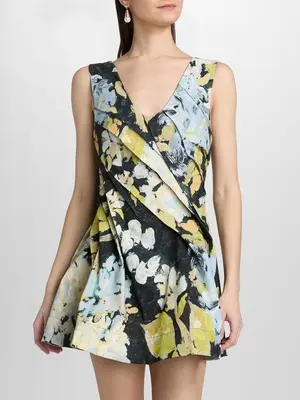 Acler Forever Young Benier Mini Dress - Hamptons Hydrangea