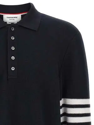Thom Browne 4 Bar' Polo Shirt - Blue