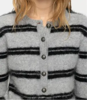 Zadig&Voltaire Voltaire Mandala Striped Cardigan