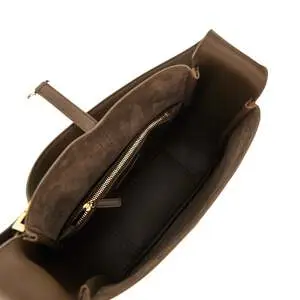 Saint Laurent Small 'le 5 À 7 Soft' Leather Bag - Brown