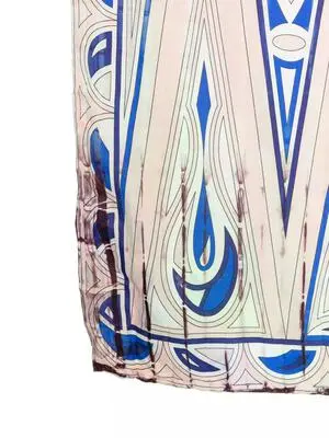 Emilio Pucci Mirror-tassel Silk Foulard