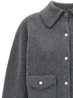 Guest In Residence Felt Bomber Jacket - Gray