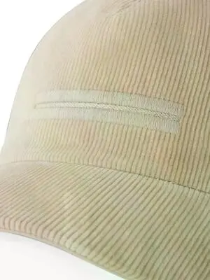Zegna White Cashco Baseball Cap