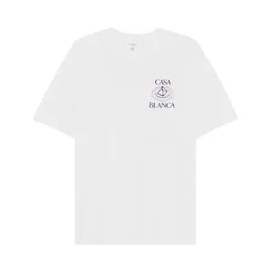 Casablanca Celestial Pyramid Flock Printed Classic T-shirt