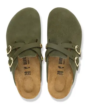 BIRKENSTOCK Blair Suede Clogs