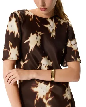 Whistles Short Sleeve Midi Dress