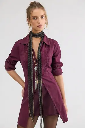 Free People Kate Button Down Top - Fig