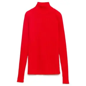 PERALUNA Britta Rib Knit Jumper - Red